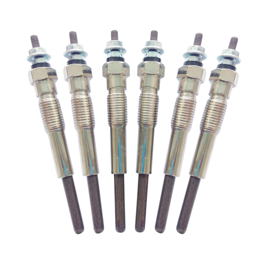 Glow Plugs (6 PCE) - Suitable For Toyota Landcruiser HJ60 HJ75 4.0 ...